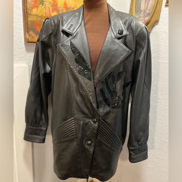 suri leather | Jackets & Coats | Vintage Siri Leather California Jacket ...